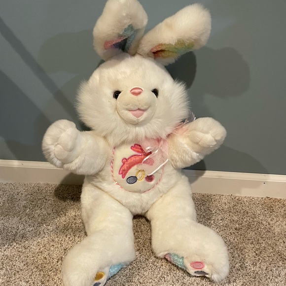 Toys | Dan Dee Hoppy Hopster 24 Plush Large Easter Bunny Rabbit White ...